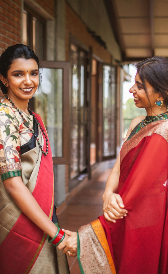 Aavaranaa - Unique Designer High Quality Hand Crafted Designer Sarees